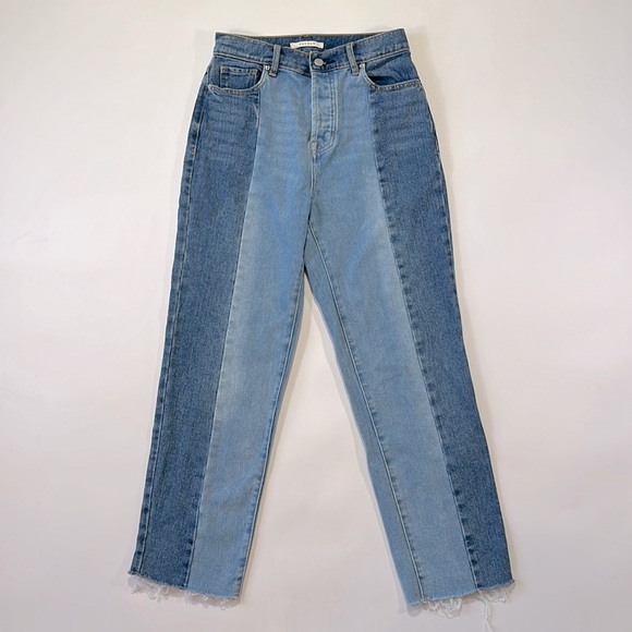 PacSun | Jeans | Pacsun High Rise Straight 2 Tone Light Dark Denim ...